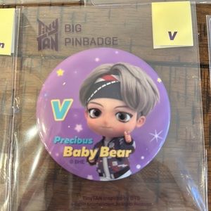 Bts | Other | Bts Tinytan Big Pin Badges Official Merchandise Original Packaging All 7 | Poshmark